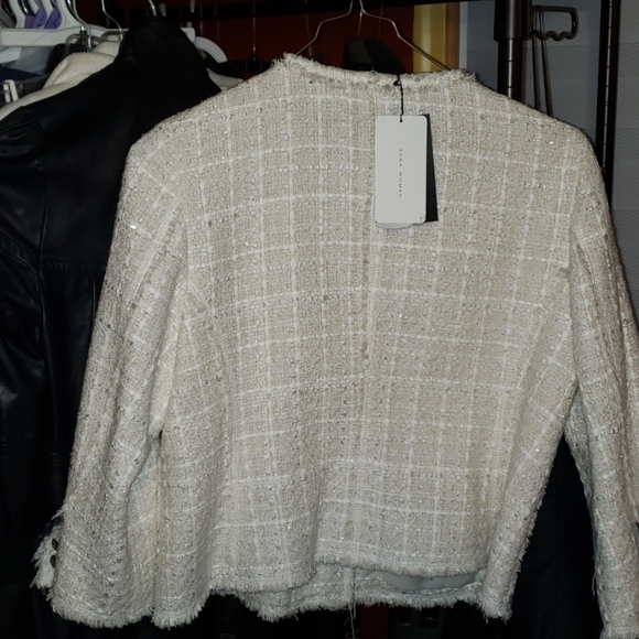 Zara | Jackets & Coats | Zara Woman Boucle Jacket | Poshmark